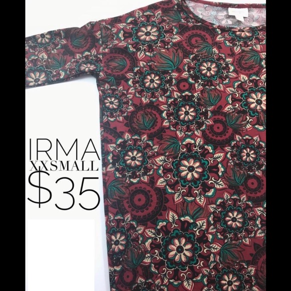 LuLaRoe | Tops | Nwt Lularoe Irma | Poshmark